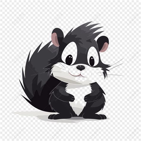 귀여운 스컹크 벡터클립 아트만화상표 Png 일러스트 무료 다운로드 Lovepik