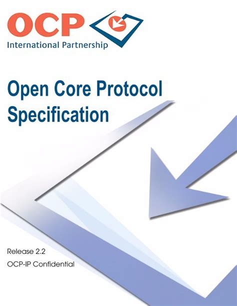 Open Core Protocol Specification Ocp Ip