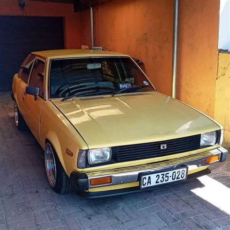 Vintage Yellow Corolla Dx Ke70