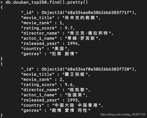 9 爬虫与数据库—mongodb 爬虫存入mongodb csdn博客