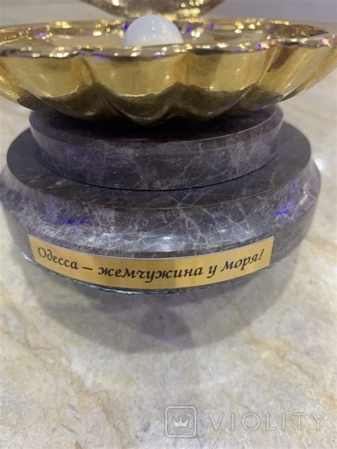 Статуэтка скульптура Одесса Жемчужина у моря Бронза Золочение Ручная работа Новая