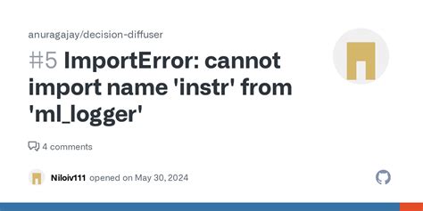importerror cannot import name instr from ml logger · issue 5