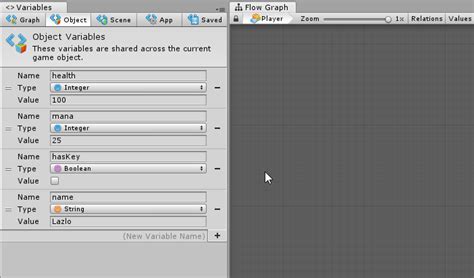 Unity Manual Variables