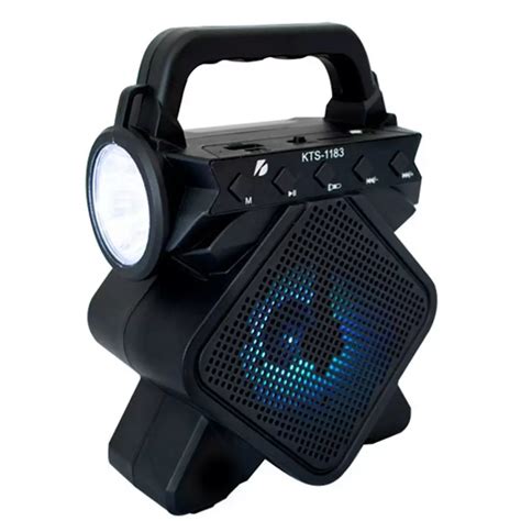 Extra Bass Kts 1183 Rechargeable Blutooth Speaker With Torch Kts 1183 Bluetooth Mic Input Fm