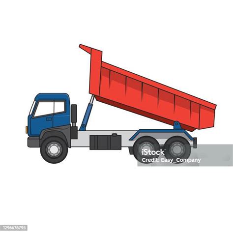 덤프 로더 트럭 만화 건설 현장 차량 장비 기계 색칠 페이지는 어린이 책입니다 개성 개념에 대한 스톡 벡터 아트 및 기타 이미지 개성 개념 짐 내리기 건설 기계류