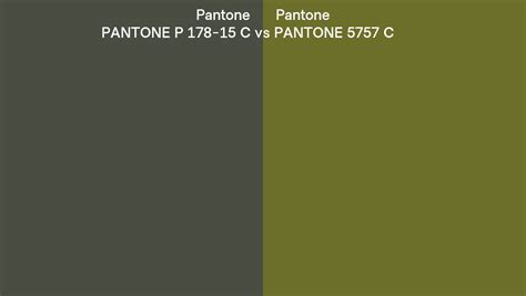 Pantone P 178 15 C Vs Pantone 5757 C Side By Side Comparison