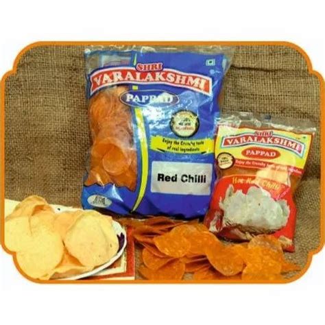 Shri Varalakshmi Varalakshmi Ready To Fry Red Chilli Pappad At ₹ 92kg