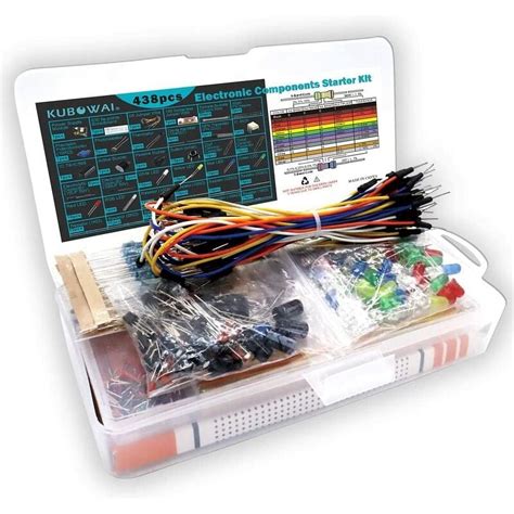 Electronic Beginner Kit With 830 Hole Board Precision Potentiometer Power Module Led