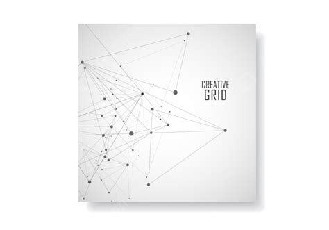 Abstract Polygonal Geometric Shape With Molecule Structure Style Poster Template Download On Pngtree