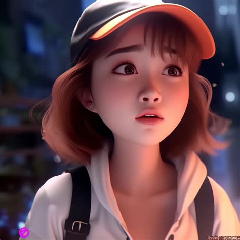 迪士尼动画女孩 AI咒语网