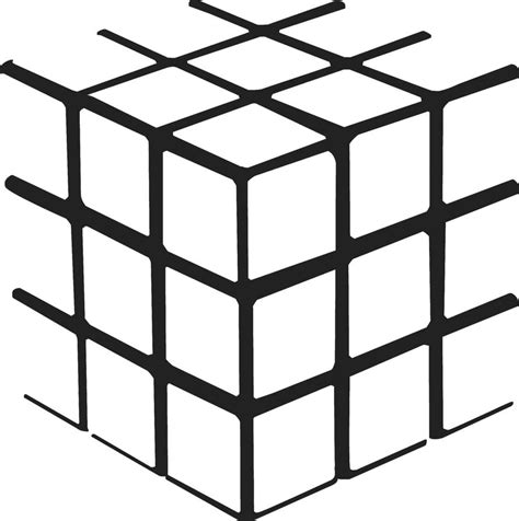 Cube Vector Outline By Luemoons On DeviantArt