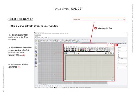 Grasshopper Interface Learn Visual Programming