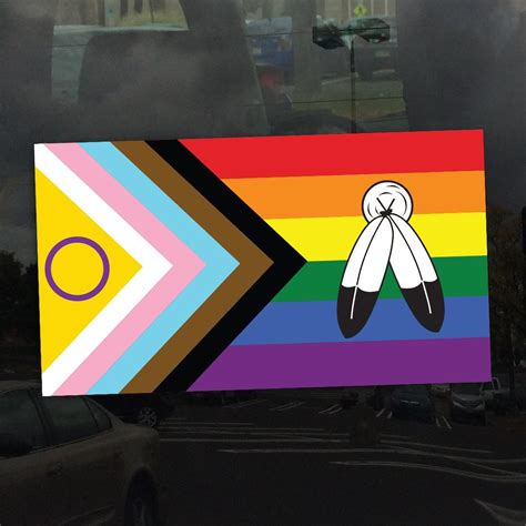 Two Spirit Intersex Progress Pride Flag Lgbtqia Poc Transgender Vibrant