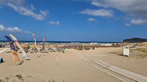 Crete Falassarna Beach Activities And Sunset
