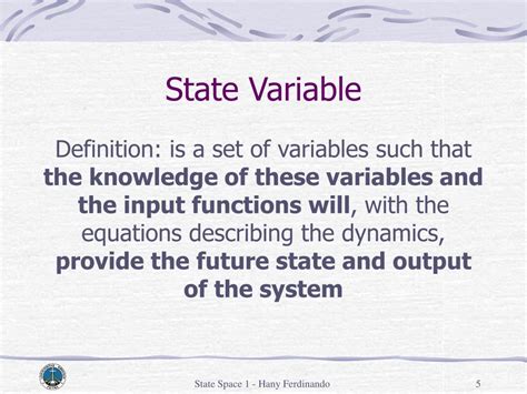 PPT State Space Representation PowerPoint Presentation Free Download ID