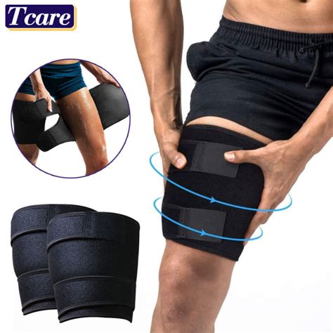 1 Pcs Sports Thigh Brace Leg Support Hamstring Wrap Compression Sleeve