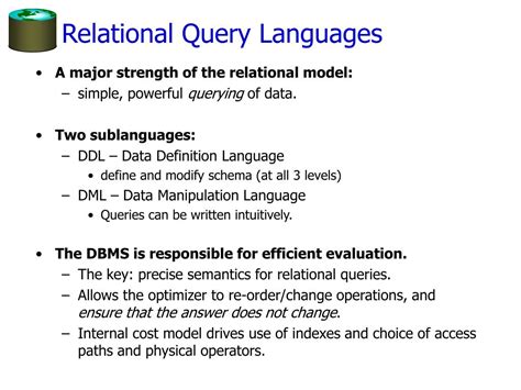 Ppt Sql The Query Language Part 1 Powerpoint Presentation Free Download Id6886538