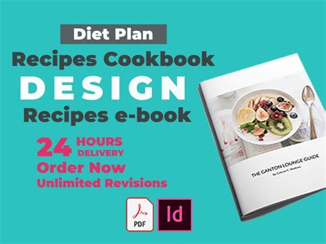 A Nice Cookbook Design With Interior Layout And Formatting Upwork