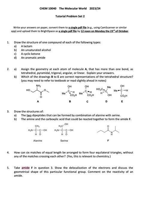 Solved Tutorial Problem Set Write Your Answers On Paper Chegg Com