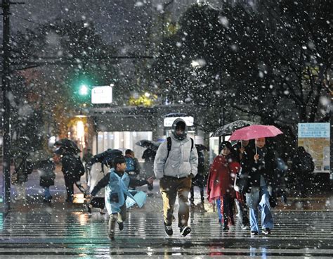 【天気】東京都心で初雪 キワメタイ