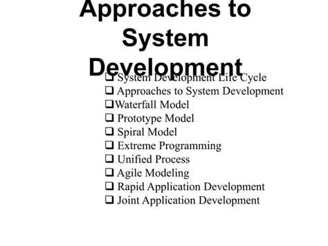 11 System Development Models Pptx