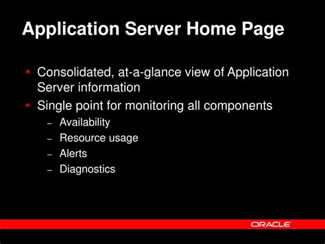 Ppt Managing The Oracle Application Server With Oracle Enterprise