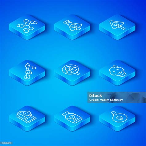 독성 액체 생물학적 위험 기호 중독 알약 인간 중독 뼈와 두개골 화살표 화학식 및 핵폭탄 아이콘이 있는 라인 비커를 설정합니다 벡터 0명에 대한 스톡 벡터 아트 및 기타