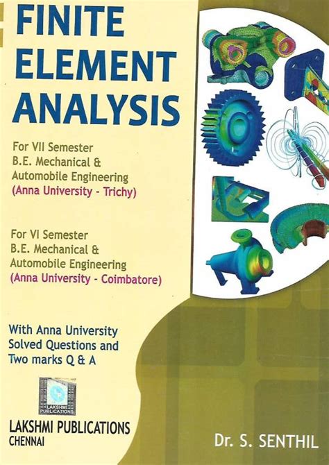 Finite Element Analysis Buy Finite Element Analysis By Dr S Senthil At Low Price In India