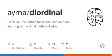 GitHub Ayrna Dlordinal Open Source Python Toolkit Focused On Deep
