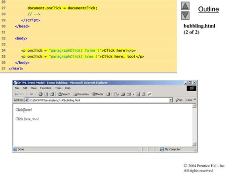 Ppt Chapter 14 Dynamic Html Event Model Powerpoint Presentation