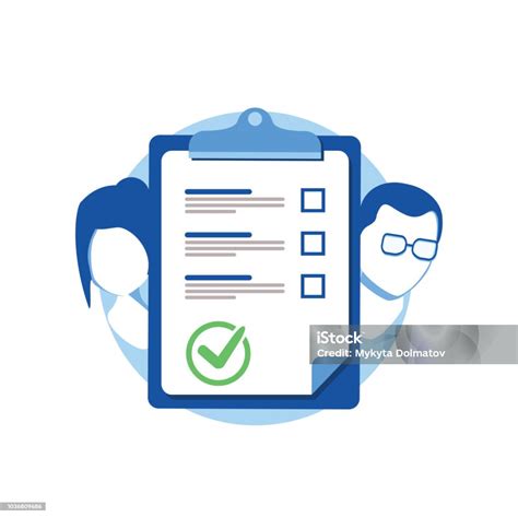 혼 전 계약 문서 부부 이혼 체크 목록 클립보드 사회학 개념 설문지 양식 벡터 평면 아이콘 종이에 대한 스톡 벡터 아트 및 기타