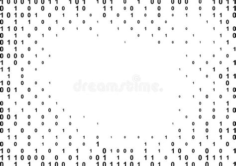 Binary Computer Code Background Or Gradient 01 Numbers Pattern Stock Vector Illustration Of