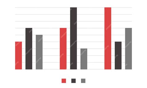 Premium Vector Simple Column Chart Statistics Graph By Year Coordinate System And Growth Rate