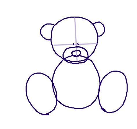 Как нарисовать мишек Тедди поэтапно карандашом Рисуем тут