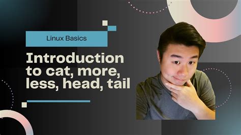 Linux Basics Reading A File Commands Cat More Less Head Tail Youtube