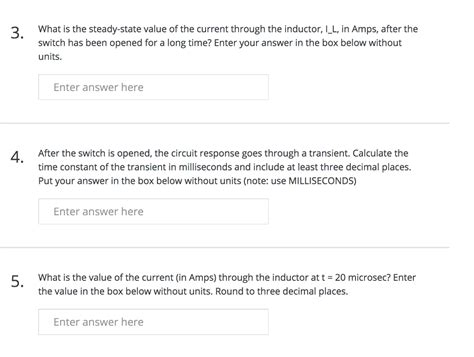 Solved Use The Circuit Below For The Following Questions Chegg Com