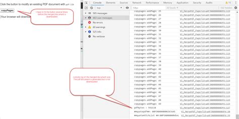 problem in downloading merged pdf · issue 385 · hopding pdf lib · github