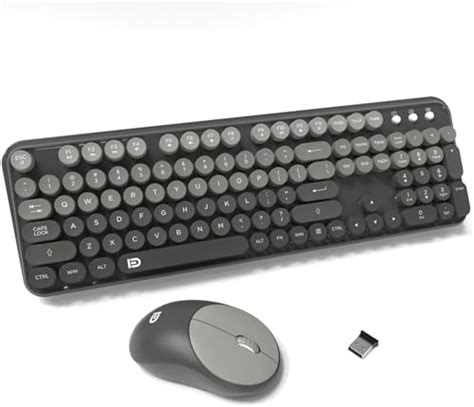 Wireless Keyboard And Mouse Combo 2 4ghz Full Sized Colorful Cute Keyboard Mouse