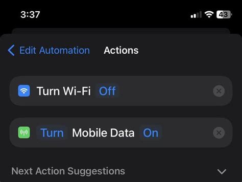 i set an automation shortcut for when i arrive leave home but it s not