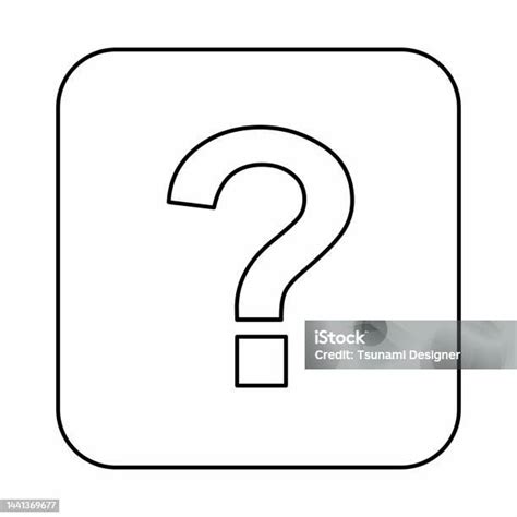 물음표 Faq 기호 도움말 기호 벡터 표시 기호 블랙 아웃라인 디자인 격리된 아이콘입니다 디자인에 대한 스톡 벡터 아트 및 기타 이미지 Istock