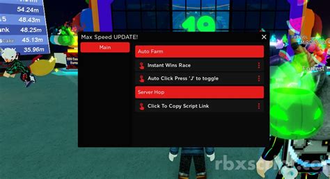 Max Speed Instant Win Auto Clicker Server Hop Scripts Rbxscript