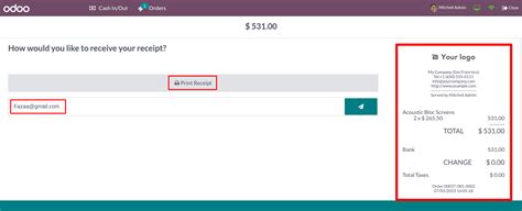 How To Manage Sales Receipt In Odoo 16 Pos App