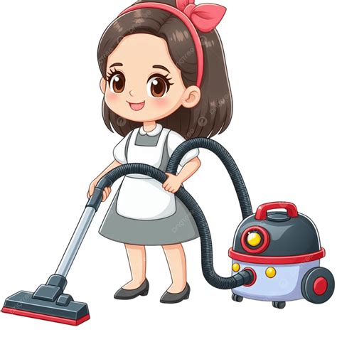 รูปแม่บ้านทำความสะอาดสาวการ์ตูนแม่บ้าน Png การ์ตูนผู้หญิงทำความสะอาด แม่บ้านสาว แม่บ้านทำ