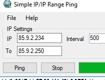 Simple Ip Ip Range Ping Download Lightweight And Portable App That Can Ping An Ip Address Range