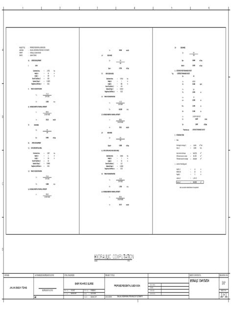 Hydraulic Computation Pdf