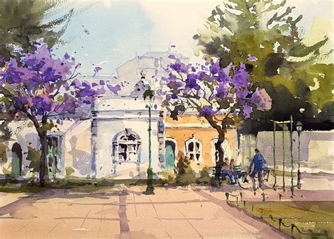 How To Paint Jacaranda Trees Artists And Illustrators