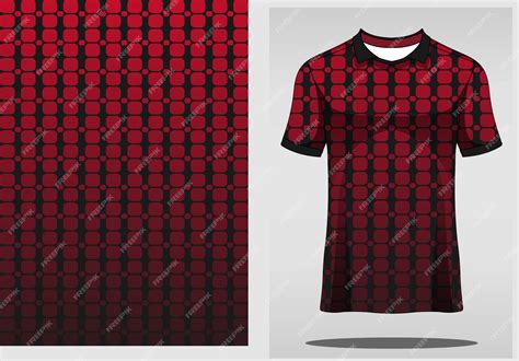 Premium Vector Textured Jersey Template Pattern Design