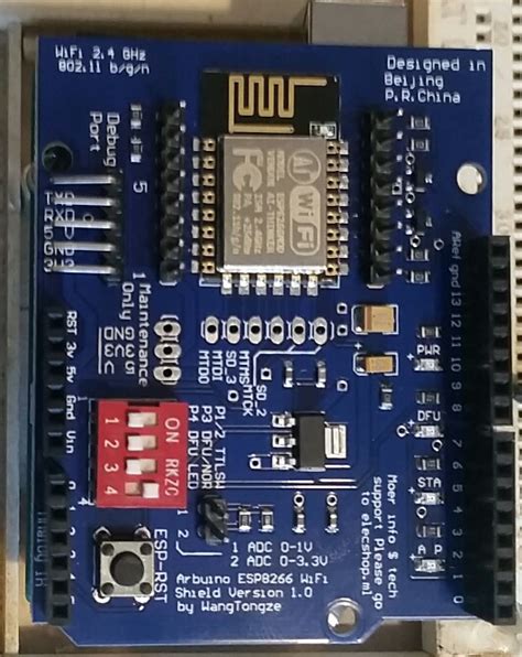 Basic Configuration With Arduino And Esp8266 Wifi Shield Esp 12e Need Help With My Project