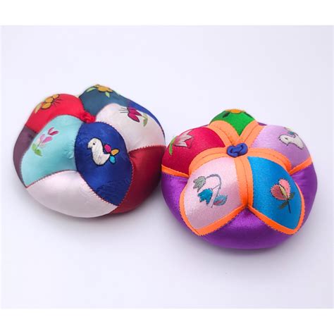 전통 자수 바늘꽂이 바늘쿠션 한국민예사