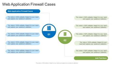 Web Application Firewall Cases Powerpoint Templates Slides And Graphics